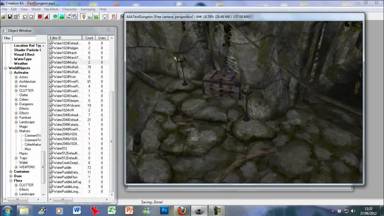 Skyrim Creation Kit Tutorial 8 - Water and Waterfalls Part 1 - YouTube