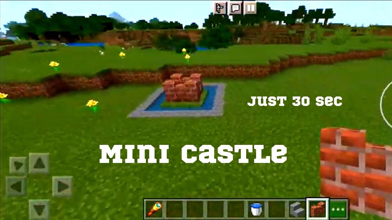 Minecraft: How To Build a Mini Castle (Building Tutorial) - YouTube