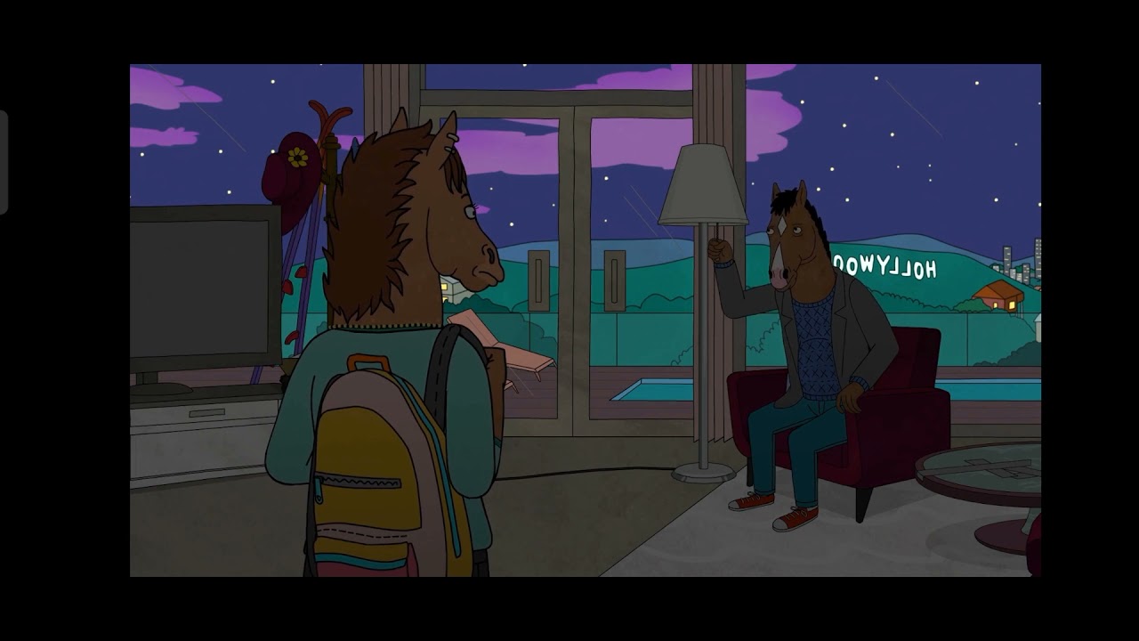 bojack horseman the chair scene | "hello hollyhock" - YouTube