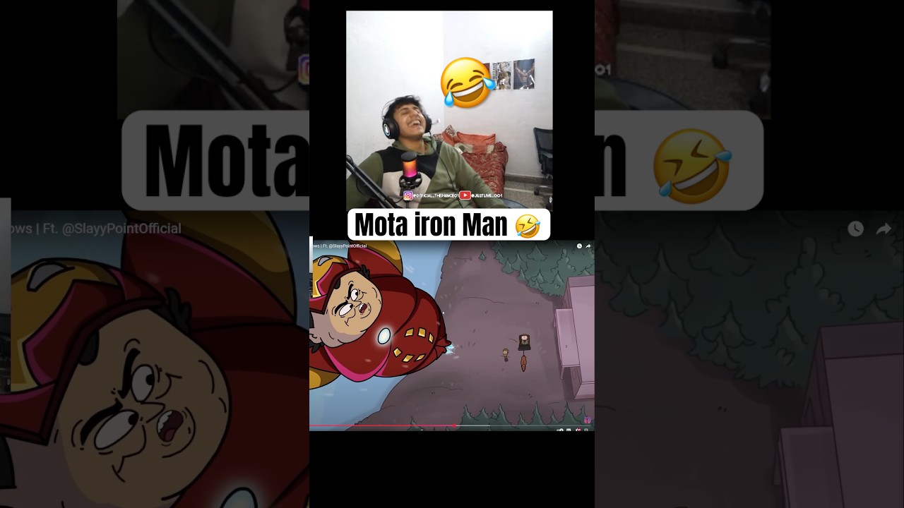 Mota iron man 😂 #shortsfeed #funny #streamhightlight #livestreaming # ...