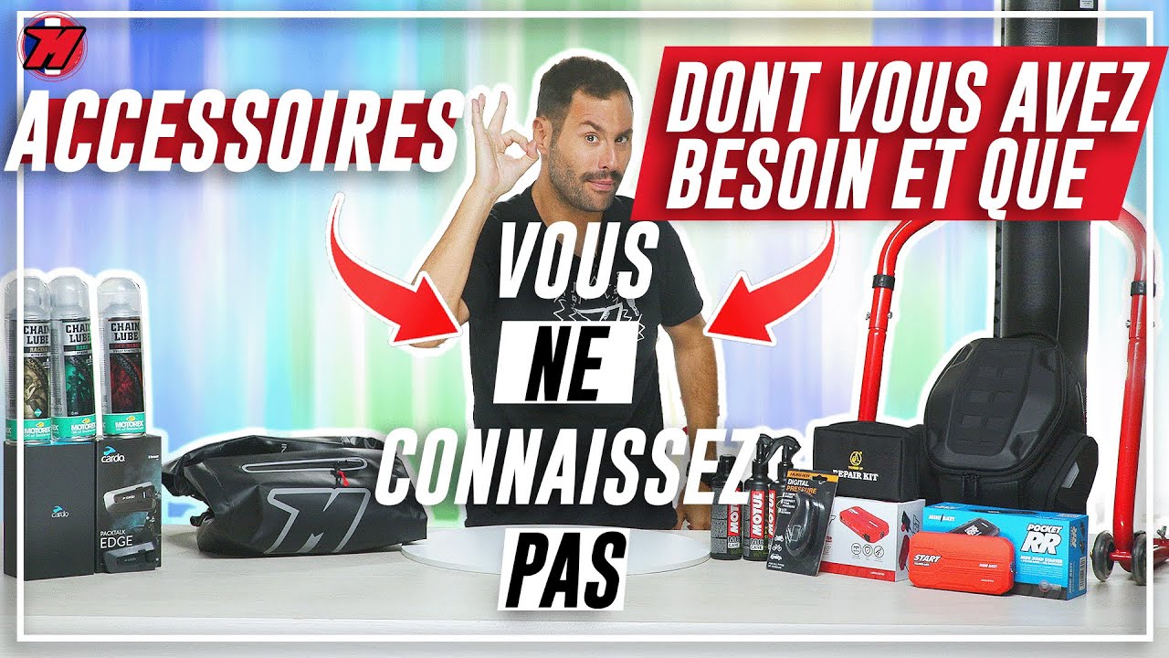 Accessoires Moto INCONTOURNABLES 🤫 (TOP 10) et les Plus Cool ! - YouTube