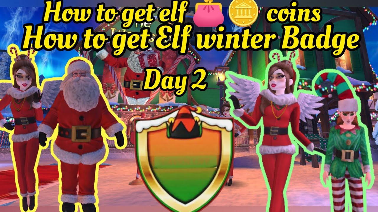 HOW TO GET ELF WINTER MAGIC BADGE IN AVAKIN LIFE| HOW TO GET ELF COINS ...