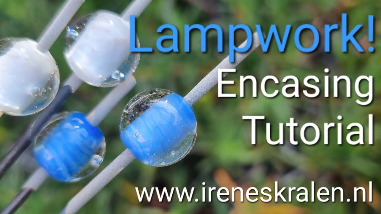Tutorial: Encasing lampwork glass beads - YouTube
