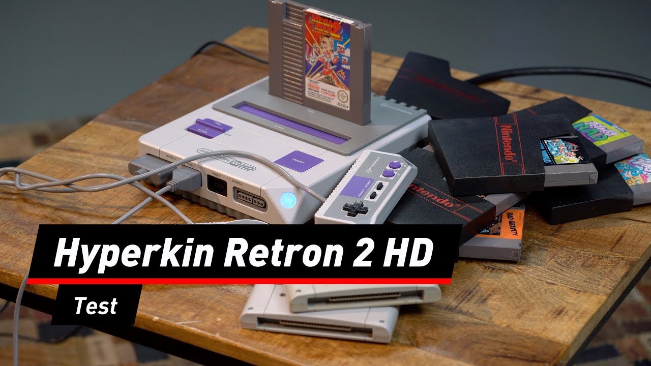 Retron 2 HD: Doppelkonsole für NES- und SNES-Module - YouTube