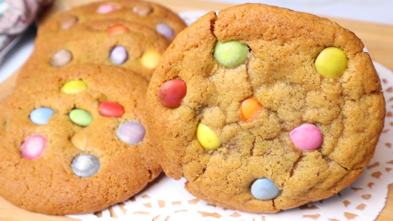 8 AMAZING Rainbow Cookies ln just 45 Minutes | Large, Soft & Chewy ...