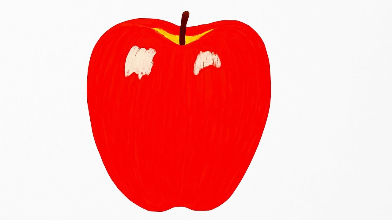 How To draw an realistic Apple sketch || Apple drawing easy step by ...