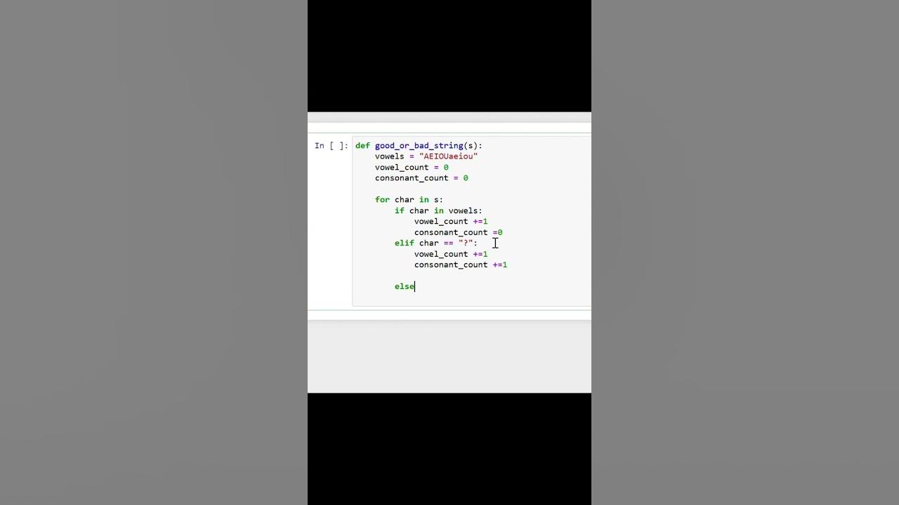 Good or Bad String? | String Classification Challenge 🚀 - YouTube