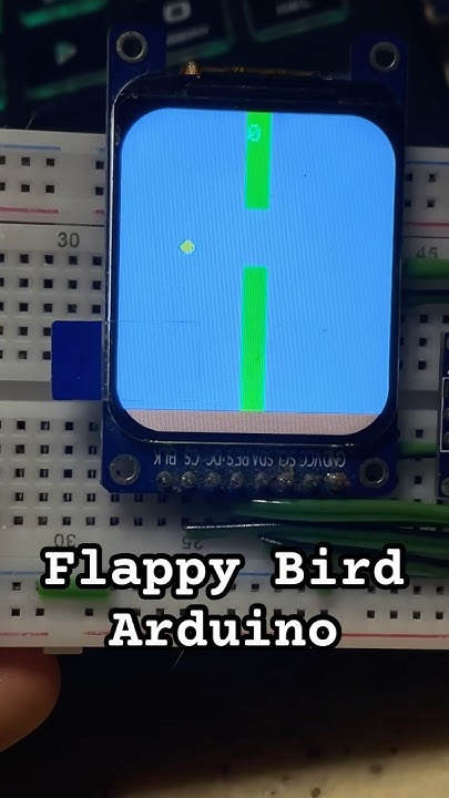 Arduino based game console #arduino #arduinoproject #flappybird - YouTube