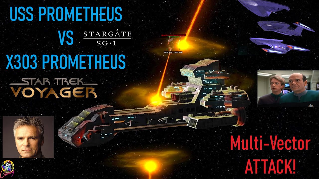 Star Trek VS Stargate SG1 - USS Prometheus VS X303 Prometheus - Star ...