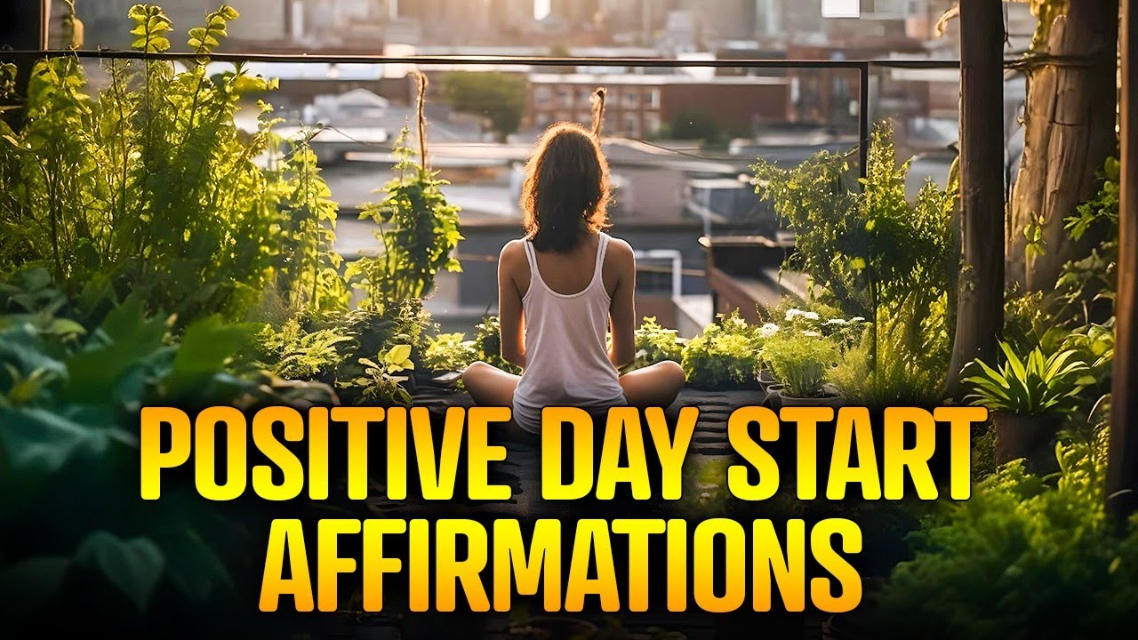8 Minutes of Positive Day Start Affirmations - YouTube