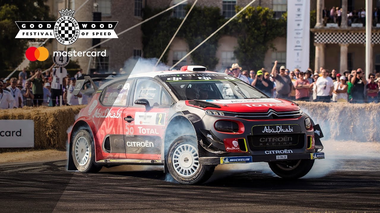 Mads Ostberg flies up the track at FOS - YouTube