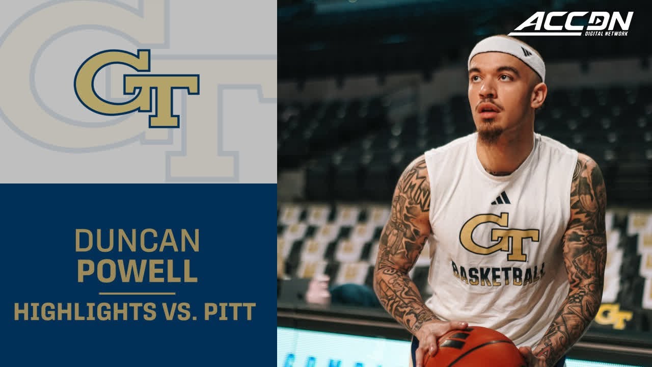 Georgia Tech's Duncan Powell Delivers 26 Points In Road Win - YouTube