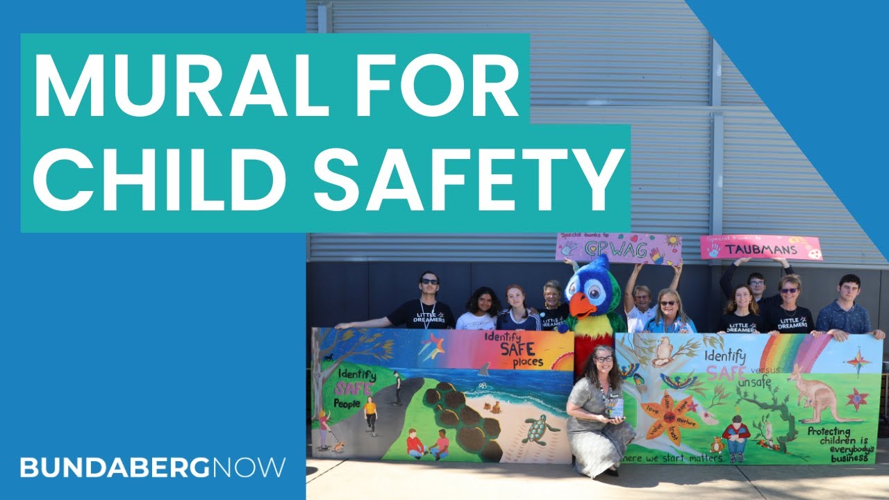 Child Protection Week Mural at Kepnock School - YouTube