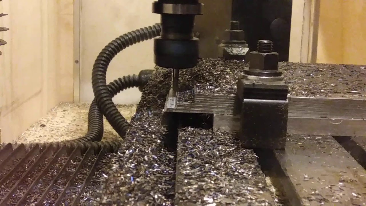 Milling mild steel on PLM2000 Benchtop CNC mill - YouTube