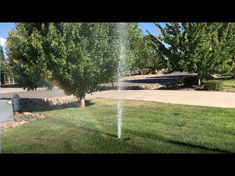 Quick DIY sprinkler repair - YouTube