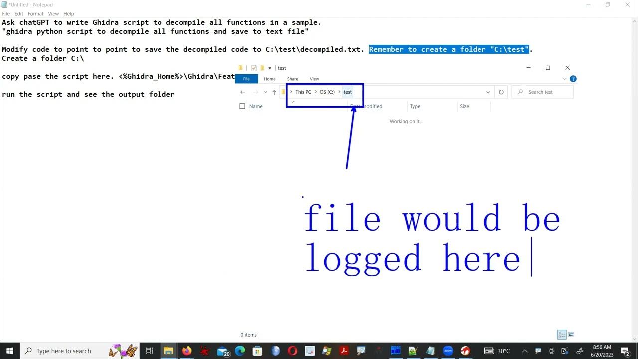 using ChatGPT for Ghidra scripting - YouTube