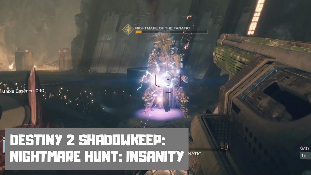 Nightmare Hunt: Insanity (Fanatic) | Destiny 2 Shadowkeep - YouTube