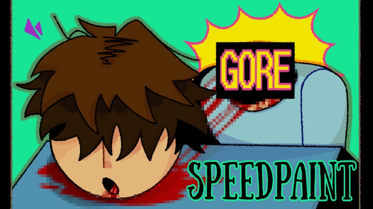 !GORE! Head on the table (Baldi's Basics/speedpaint) - YouTube