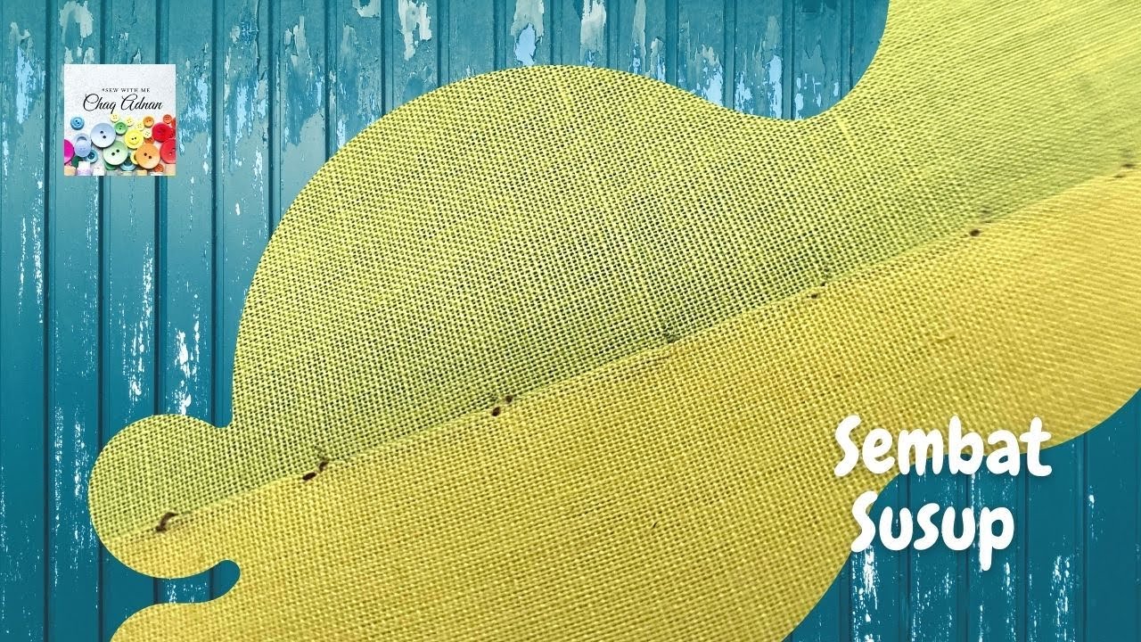 Sembat Susup, Cara Jahit - YouTube