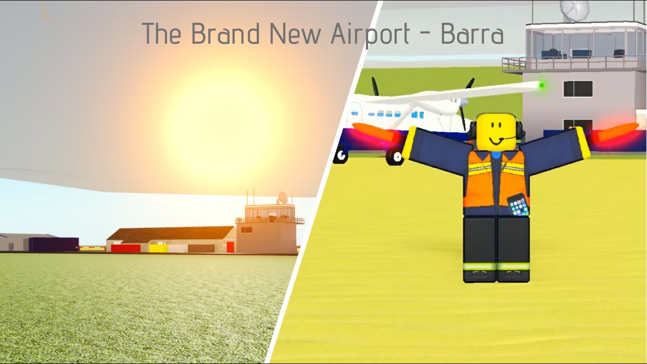 [Roblox] The Brand New Airport in PTFS - Barra Regional Airport - YouTube