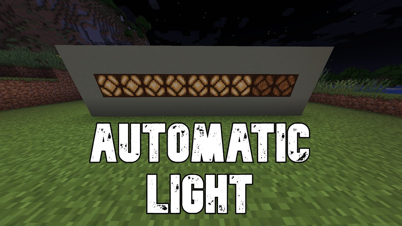 HOW TO MAKE MINECRAFT AUTOMATIC LIGHT - 1.20! - YouTube