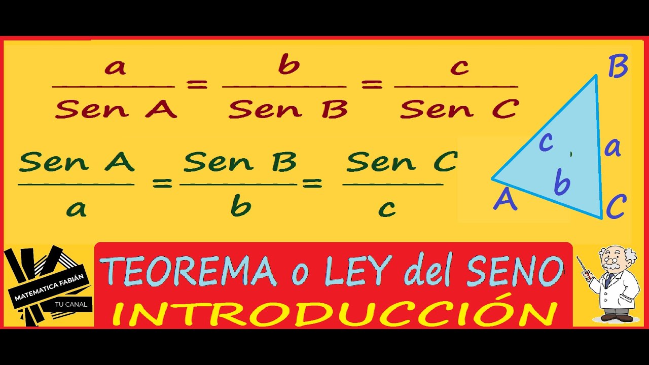 TEOREMA del SENO INTRODUCCIÓN (paso a paso) - YouTube