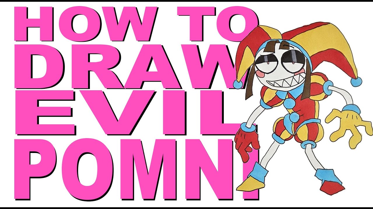 How to draw Evil Pomni (The Amazing Digital Circus) - YouTube
