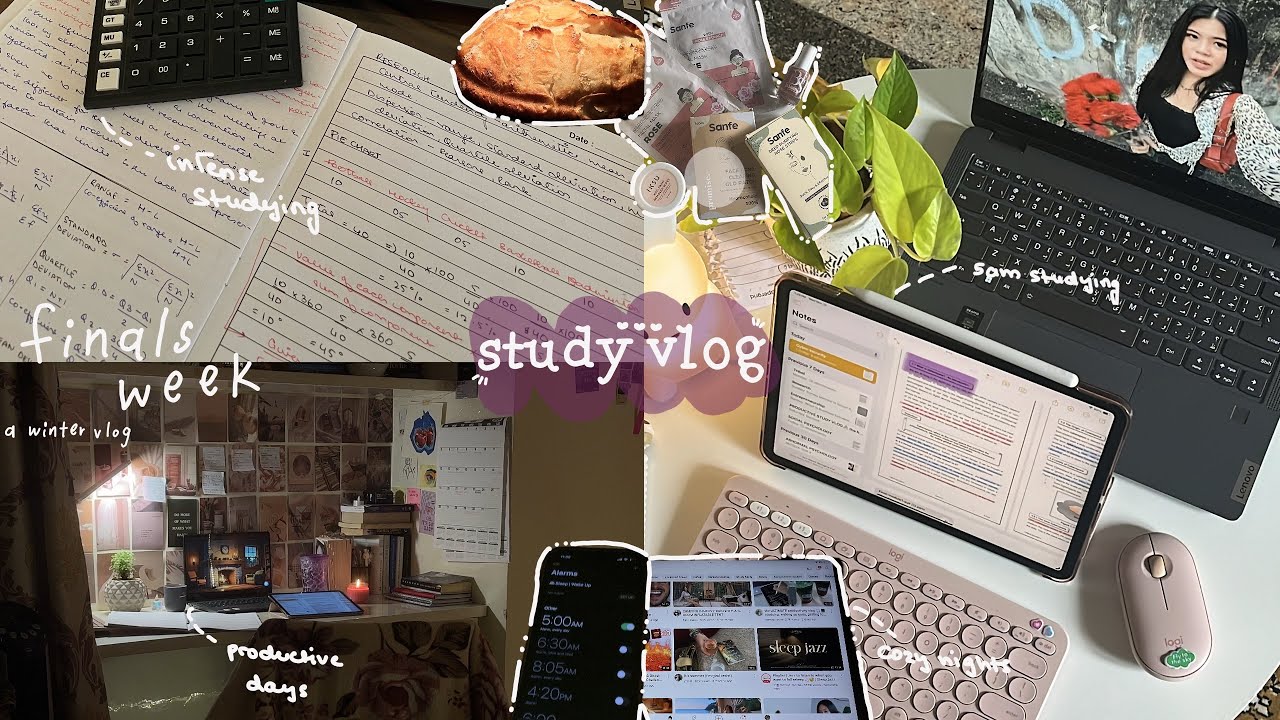 5 AM STUDY VLOG⏰ | Exam revision, days in my life, being productive ...