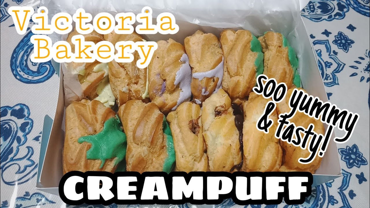 VICTORIA BAKERY: CREAMPUFF l FOOD REVIEW - YouTube