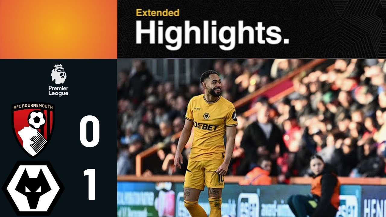 Bournemouth vs Wolves 0-1 | All Goals & Highlights | Premier League ...