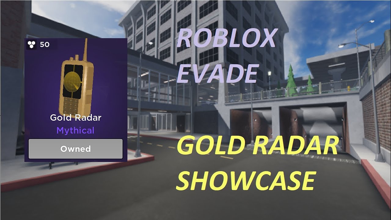 Buying the Gold Radar | Roblox EVADE - YouTube