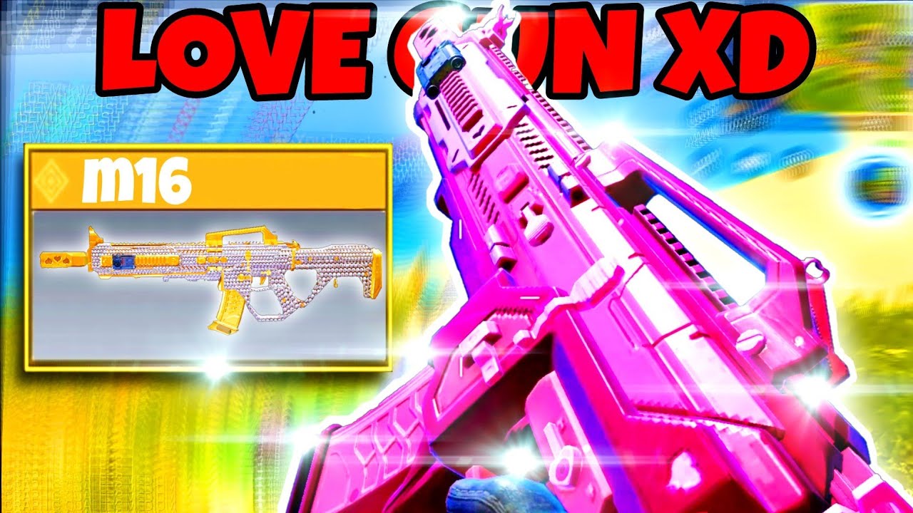 This M16 LOVE is a Long Range LASER - COD MOBILE - YouTube