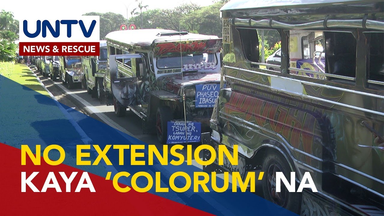 Mga tradisyunal na jeep, ‘colorum’ na kung hindi ‘consolidated ...