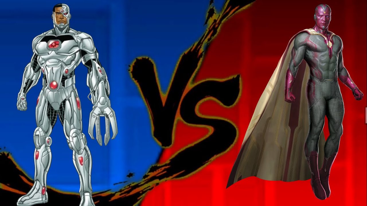 Comic Total War Ep.1 Cyborg (DC) VS Vision (MARVEL) (Machine against AI ...