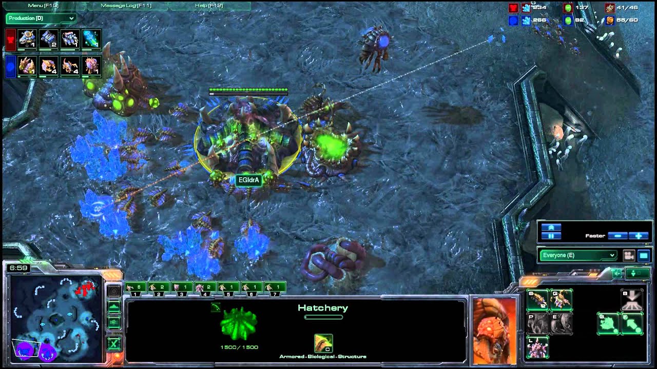 HD Starcraft 2 d.Select v EG.Idra g3 - YouTube