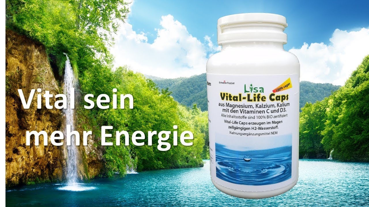 H2 vital Life Caps besser als gut - NEU - Einzigartig - YouTube