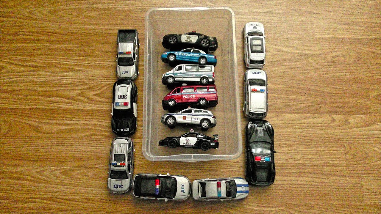 Police Model Cars From the Box (4k video) - YouTube