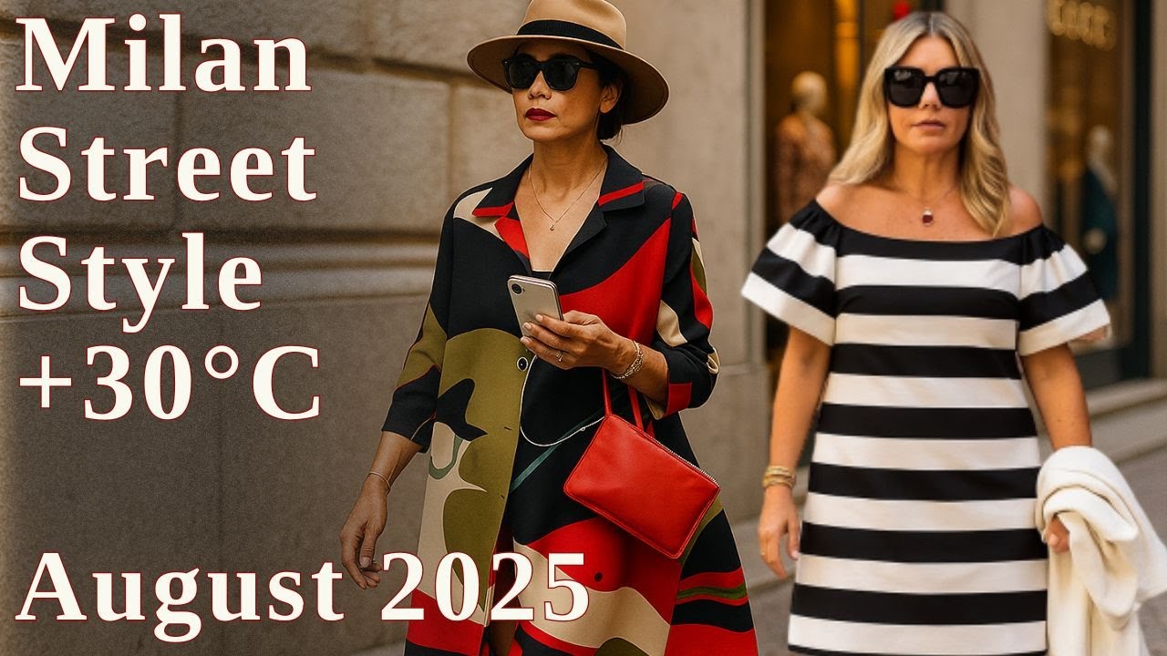 🇮🇹 MILAN STREET STYLE AUGUST 2025 🇮🇹 SUMMER FASHION TRENDS 👗 What ...
