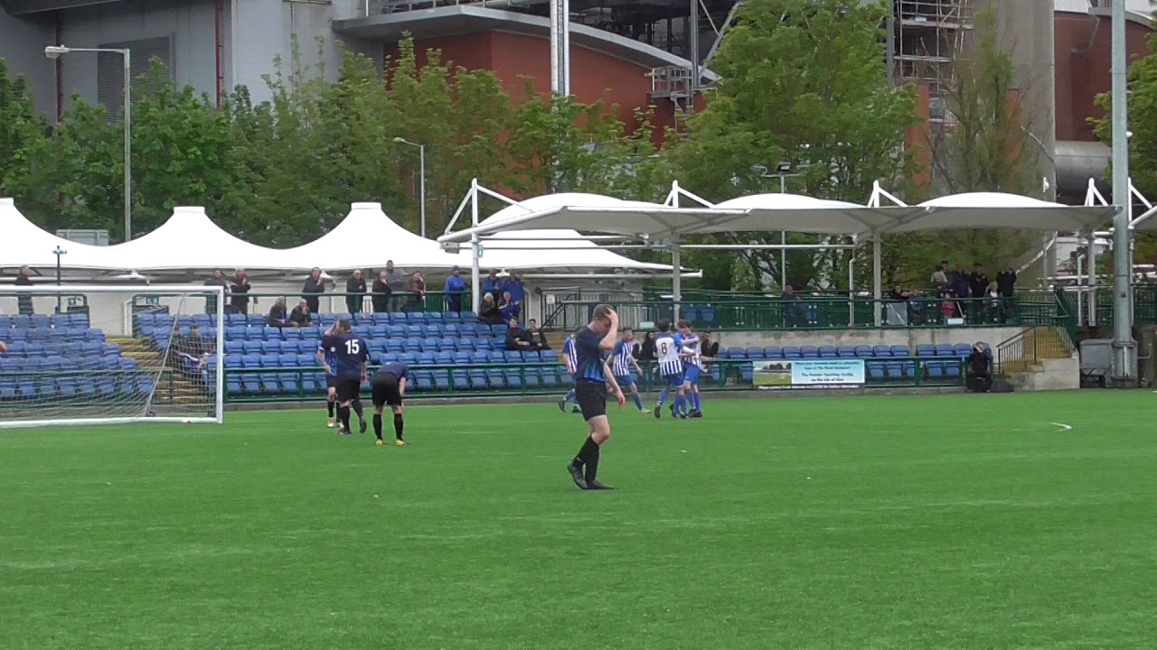 Dylan Pickles scores for Ramsey v RYCOB (3-1) Gold Cup final 9 June ...