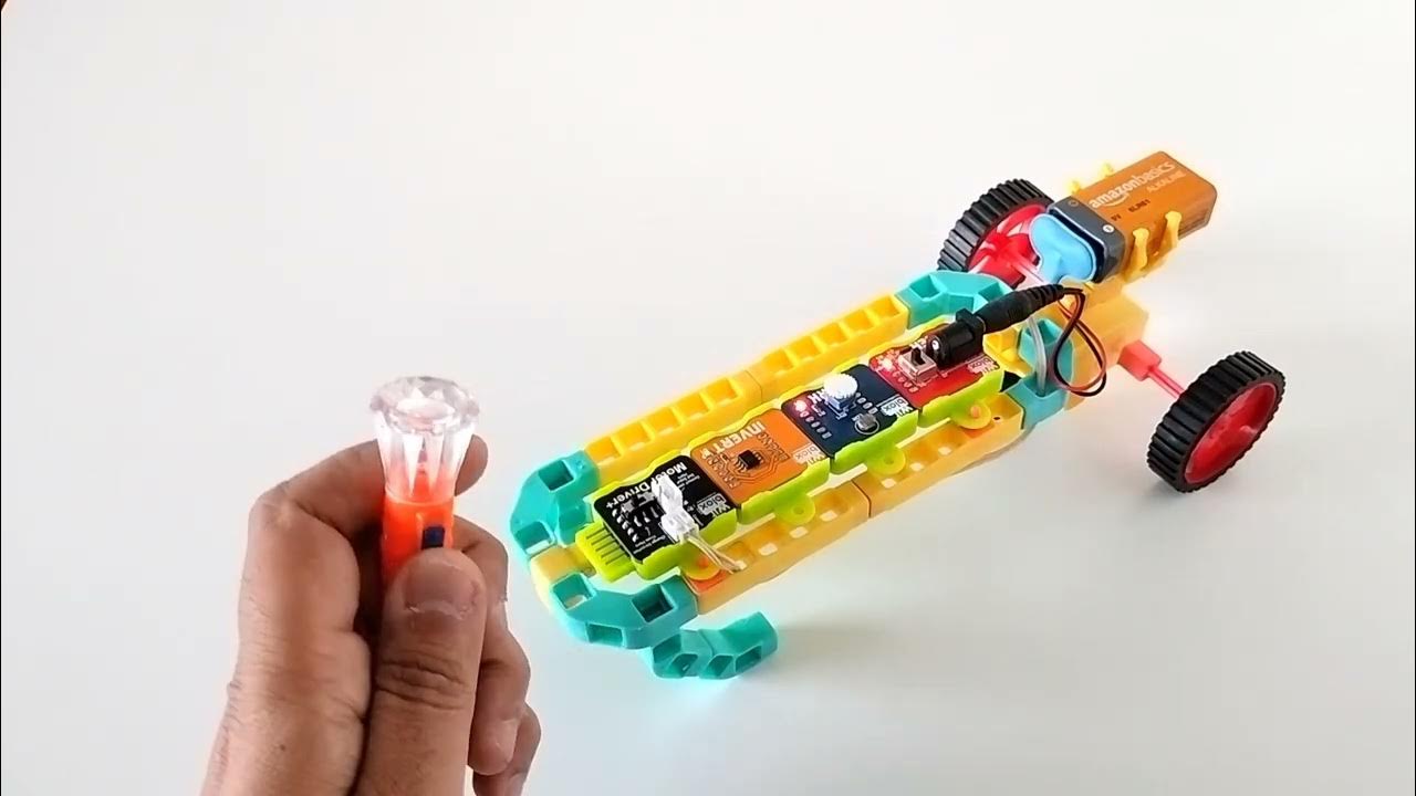 Light Activated Robot Using Witbricks And Witblox Youtube