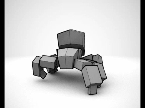 Spider walk cycle using lightwave 9.5 IK - YouTube