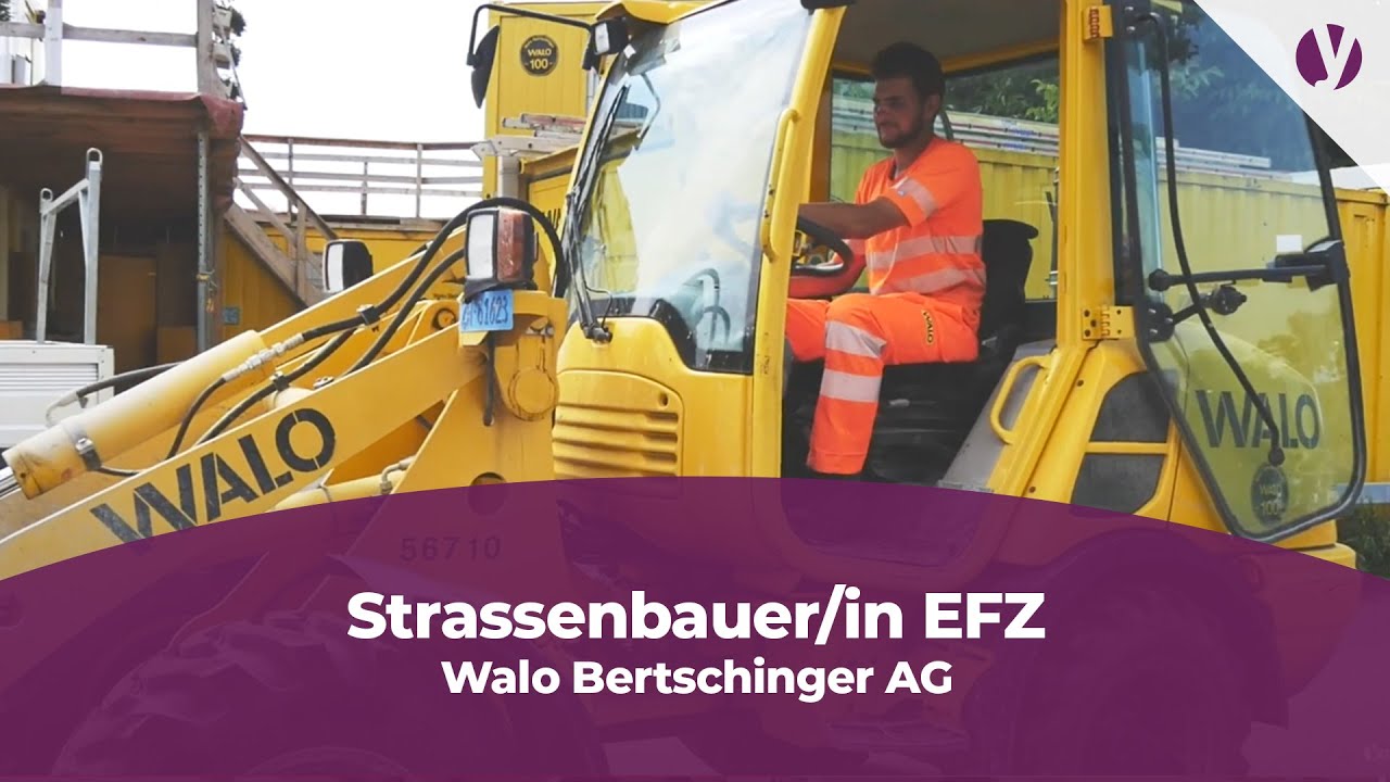 Lehrstelle als Strassenbauer/in EFZ bei der Walo Bertschinger AG - YouTube