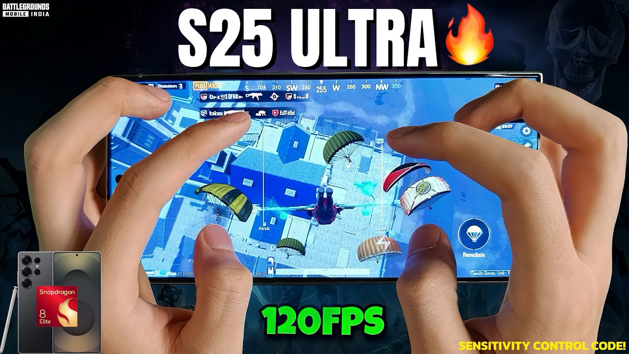 Samsung S25 Ultra 🔥 BGMI/PUBG Mobile Test | 120FPS Ultra Smooth + Best ...