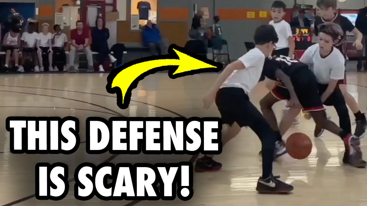 BEST KIDS BASKETBALL DEFENSE YOU WILL EVER SEE (Milton Stags Black ...