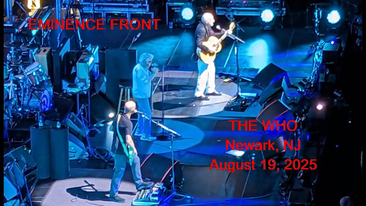 "Eminence Front" The Who Live 2025 Song Is Over Farewell Tour Newark ...