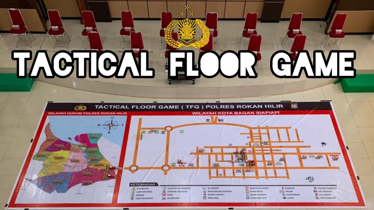 TACTICAL FLOOR GAME (TFG) SISPAM KOTA POLRES ROKAN HILIR - YouTube