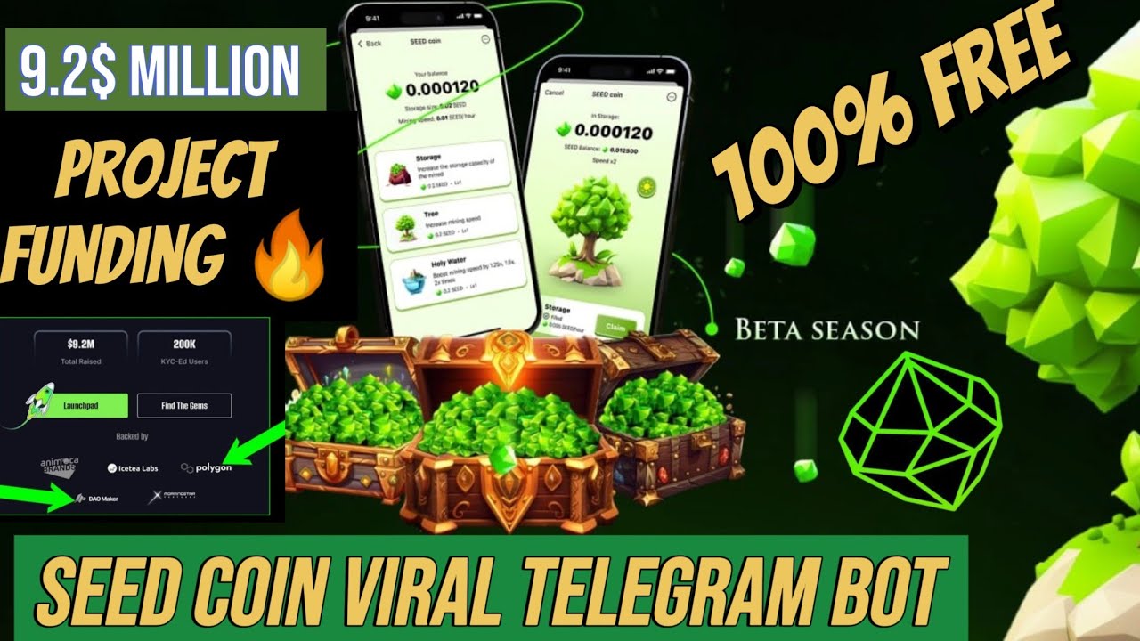 New Telegram Seed Coin Mining App | Seed Coin Mining Telegram Guide ...