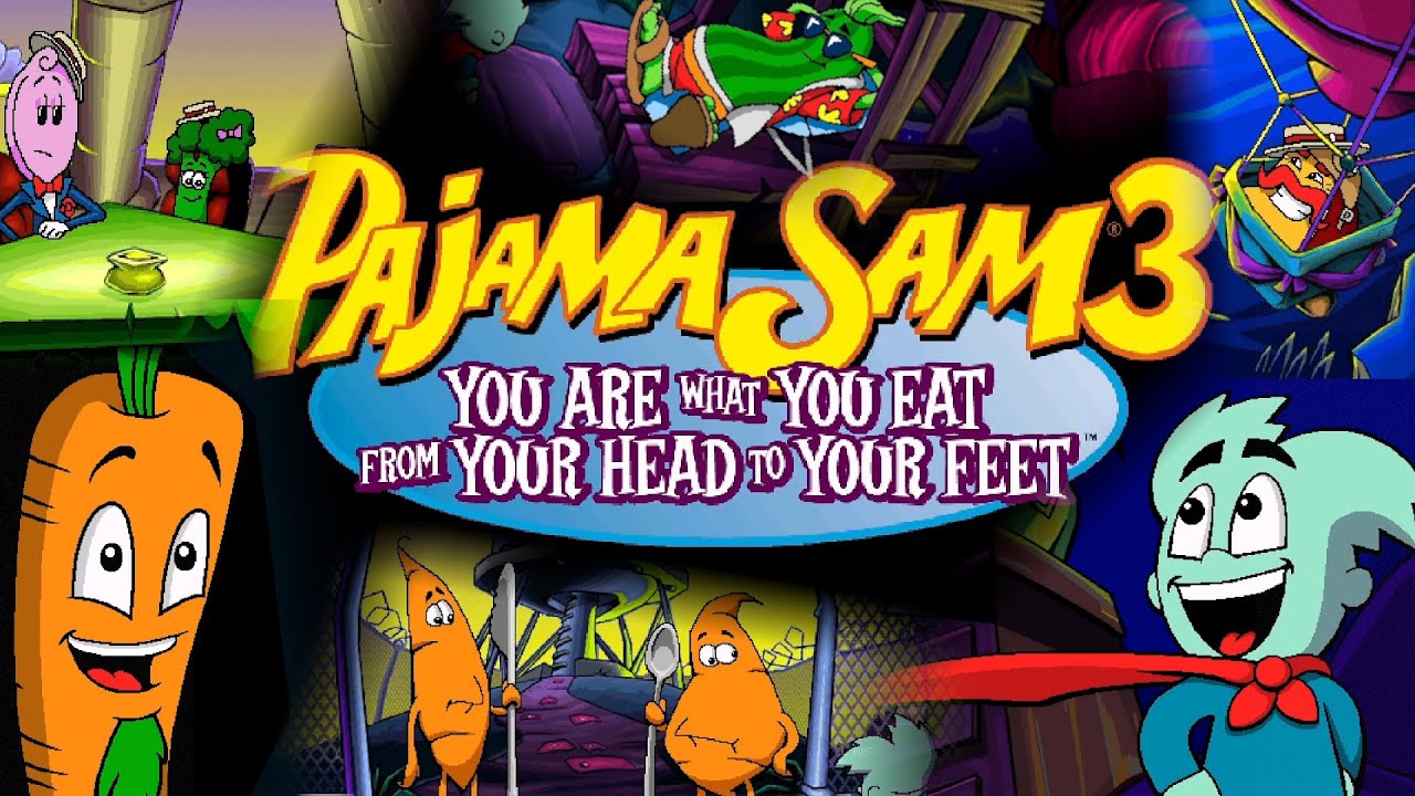 Pajama Sam You Are What You Eat From Your Head To Your Feet (Longplay ...