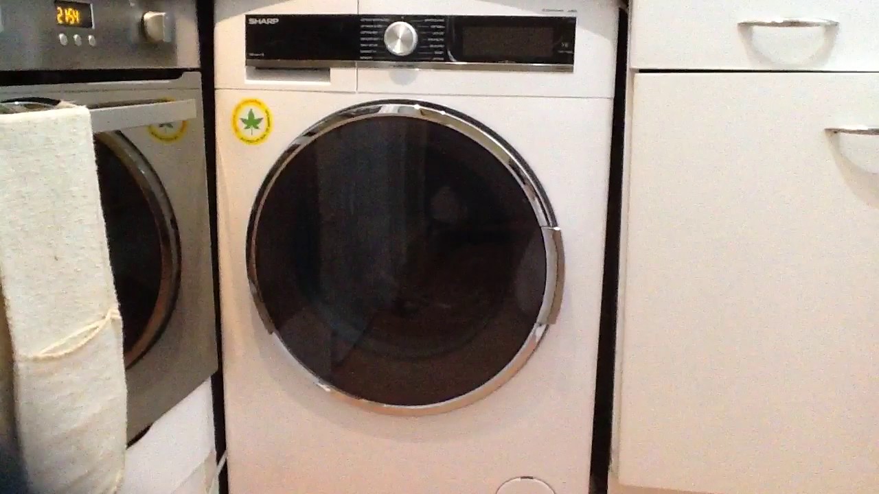 Sharp ES-GDD9144W0 Washer Dryer 9kg - 6kg - YouTube