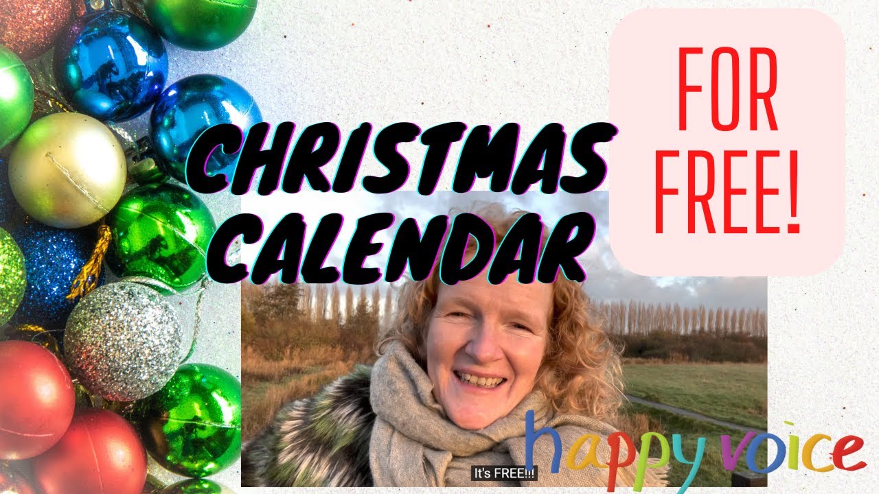 FOR FREE: Happy Voice Christmas Calendar: daily singing in December ...